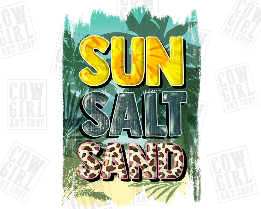 Sun Salt Sand Png Sublimation Design Download, Hello Summer Png, Summer ...