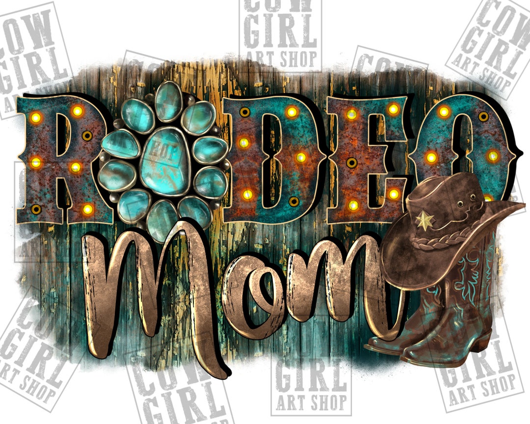 Rodeo Mom Png Sublimation Design Download, Western Png, Western Rodeo ...