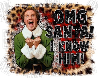 Buddy The Elf Screaming Santa