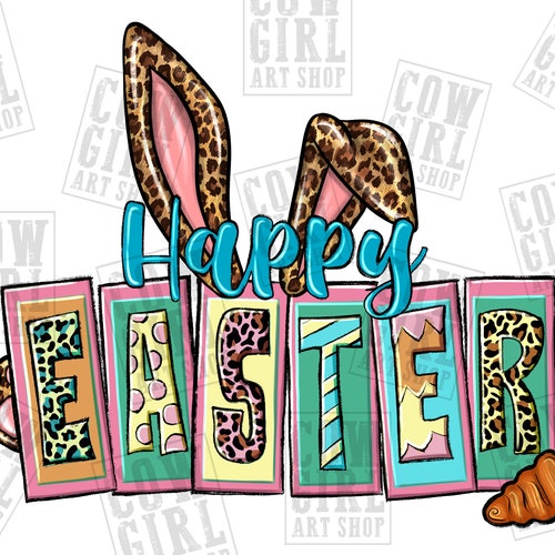 Happy Easter Png Sublimation Design Download Easter Day Png - Etsy