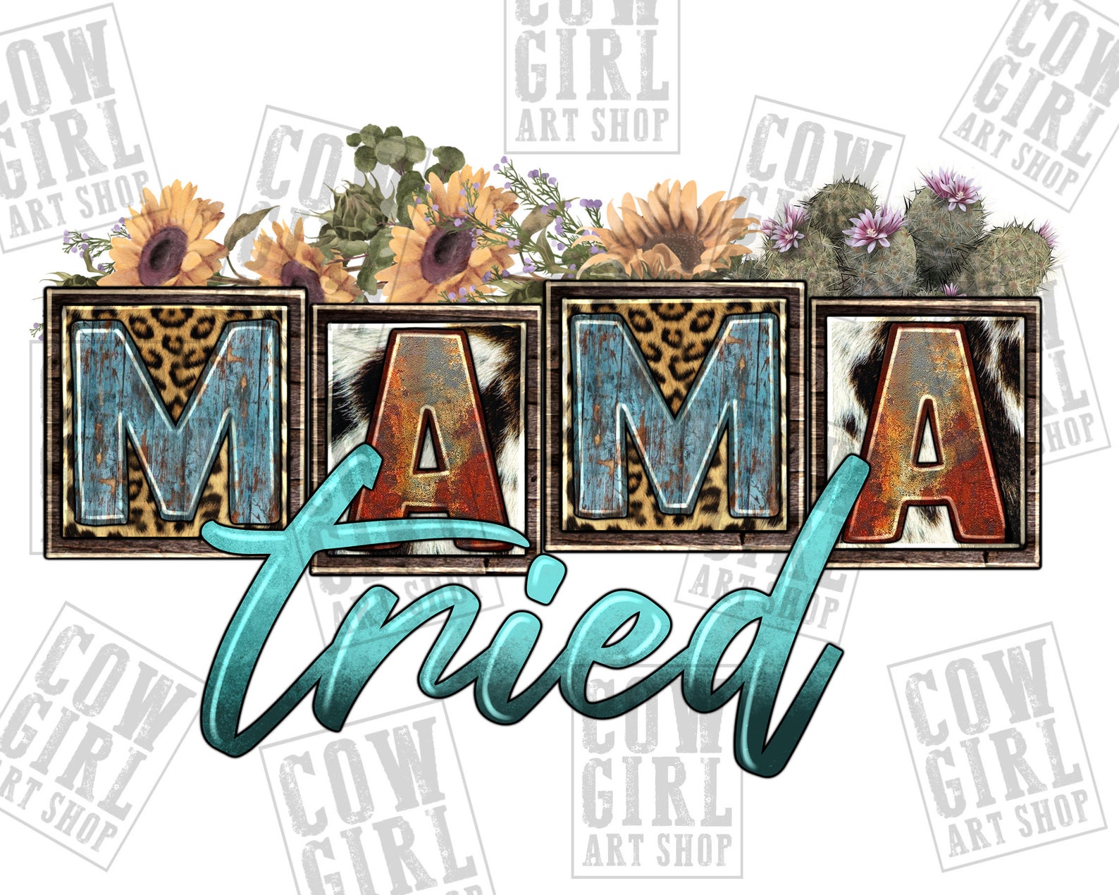 Mama Tried Png Sublimation Design Download, Western Mama Png, Mother's ...