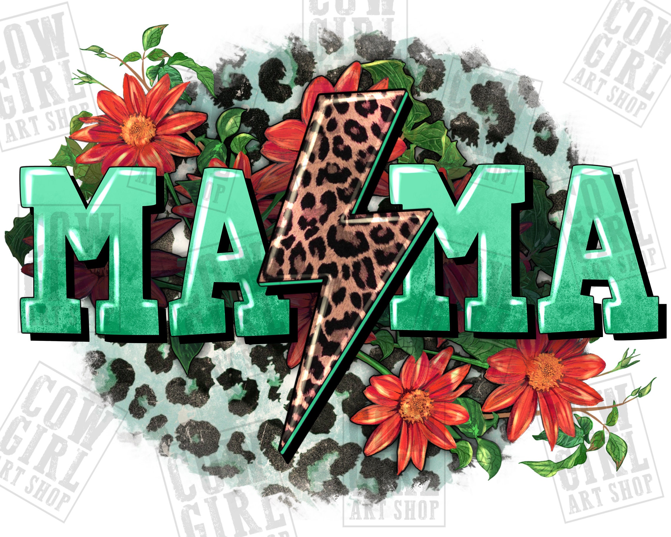 Mama Rock Lightning Bolt Png Sublimation Design - Etsy