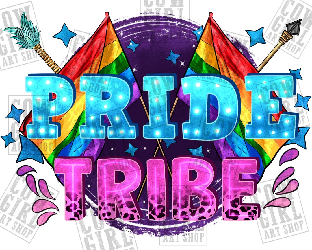 Pride Tribe Png Sublimation Design Download, LGBTQ+ Png, Pride Flag Png ...