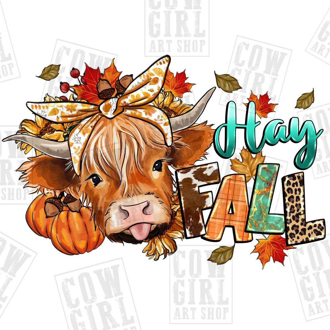 Hay Fall Png Sublimation Design Download, Hello Fall Png, Autumn Png ...