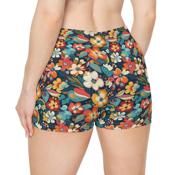 Floral Print Shorts - Etsy