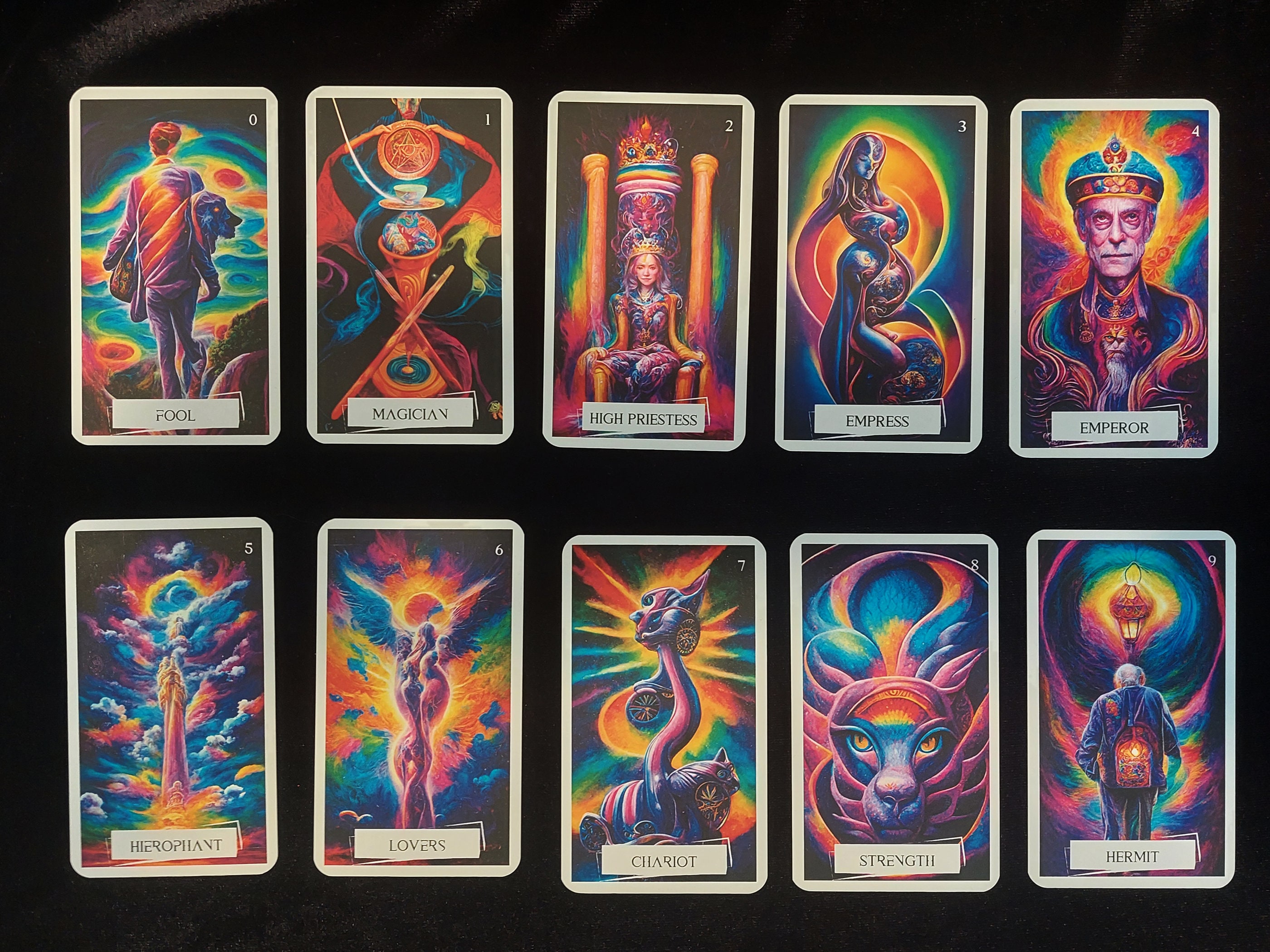 Beginner Tarot Deck Tarot Deck With Guidebook Colorful Tarot - Etsy ...