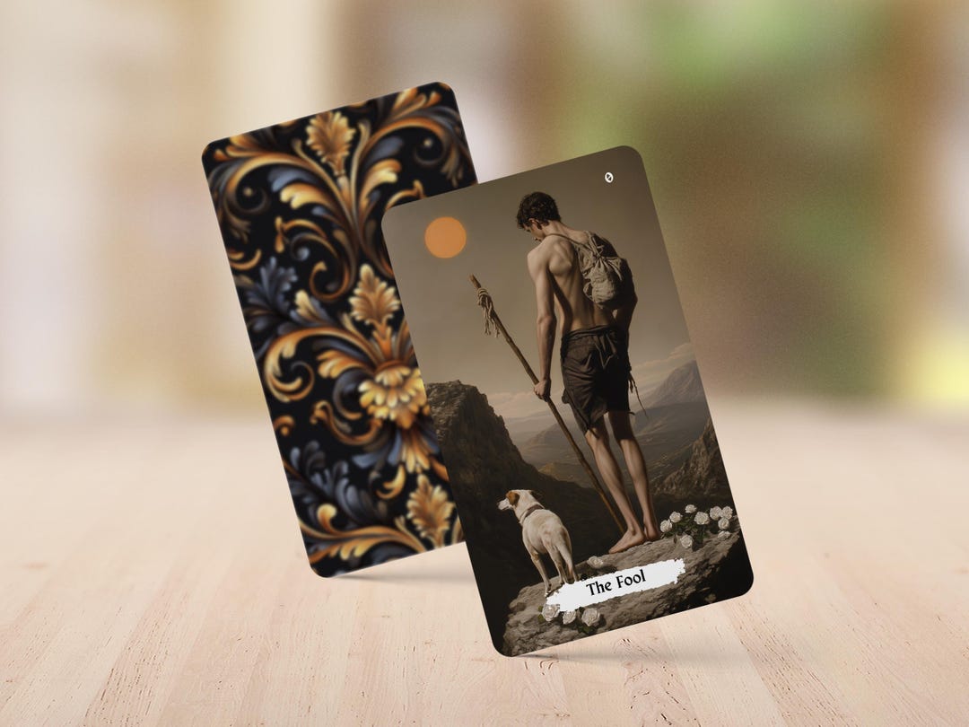 Dark Tarot Cards, Gothic Tarot, Full Tarot Deck, Gothic Gift, Major ...