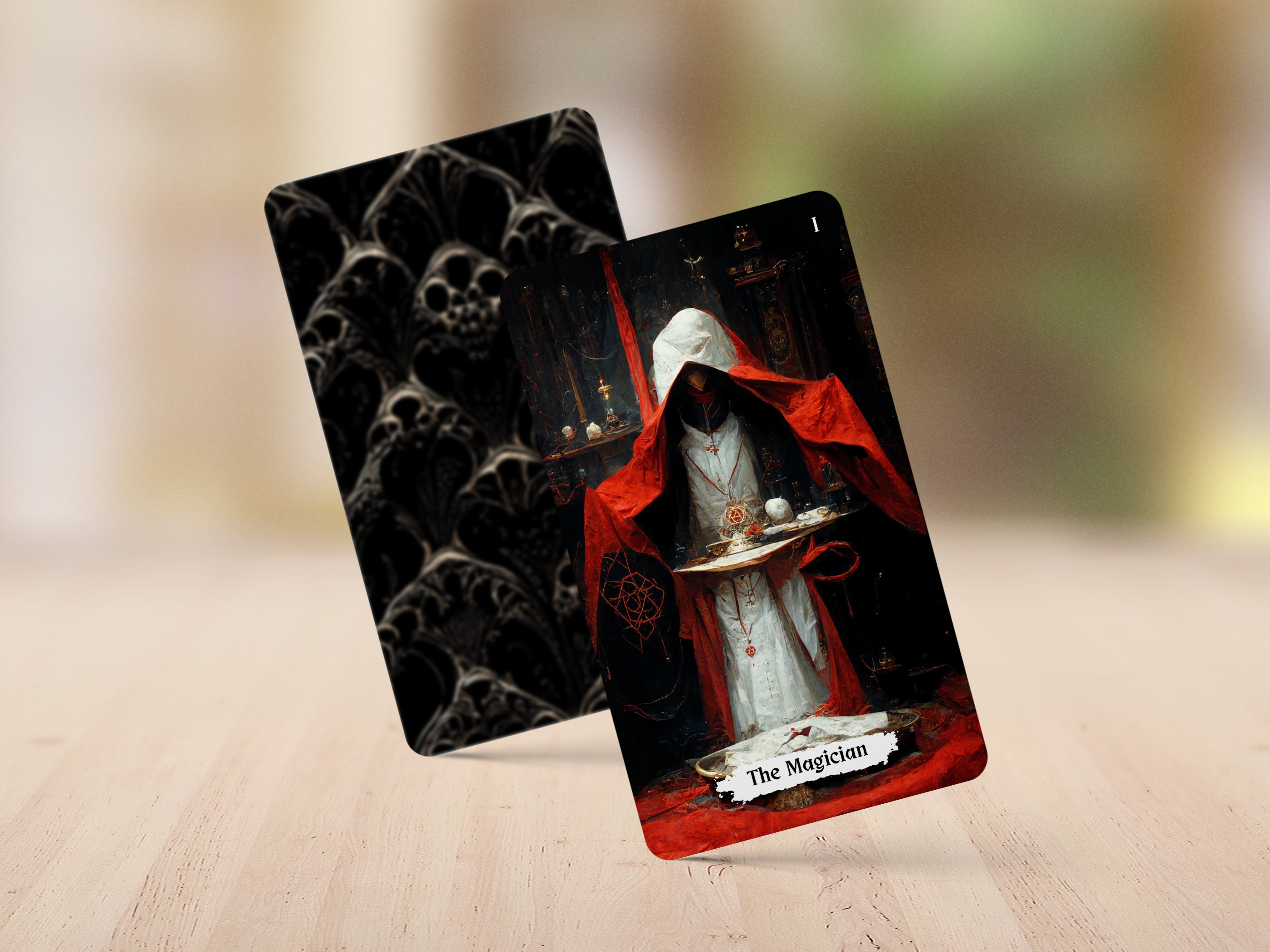 Gothic Tarot Deck Full Tarot Deck Gothic Gift Major Arcana - Etsy Australia