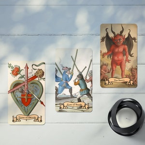 Vintage Tarot Deck Vintage Tarot Cards Old Tarot Deck Old - Etsy