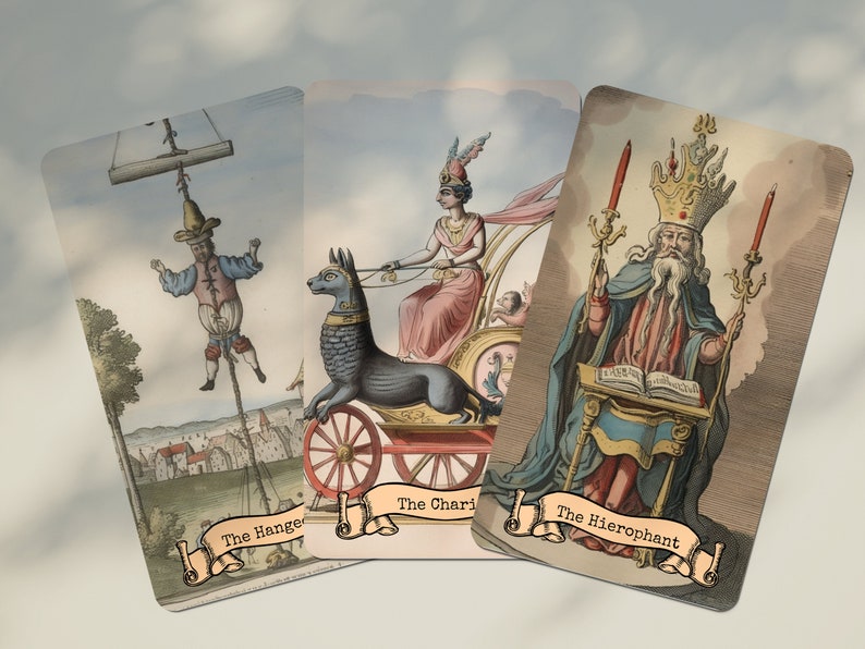 Vintage Tarot Deck Vintage Tarot Cards Old Tarot Deck Old - Etsy Canada