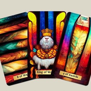 Positive Tarot Cards, Indie Tarot Deck, RSW Based Deck, Tarot Deck With ...