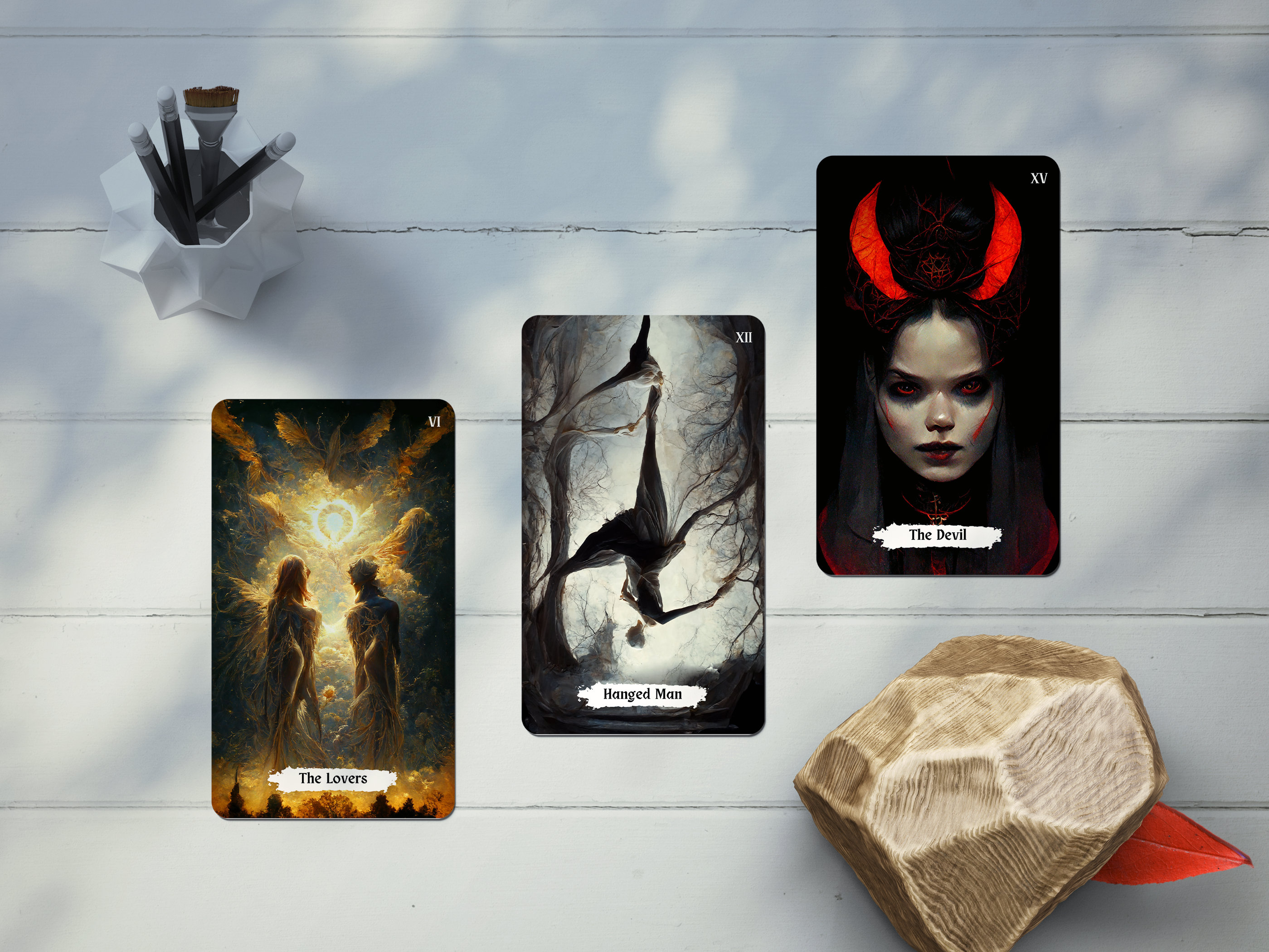 Dark Tarot Cards Gothic Tarot Full Tarot Deck Gothic Gift - Etsy