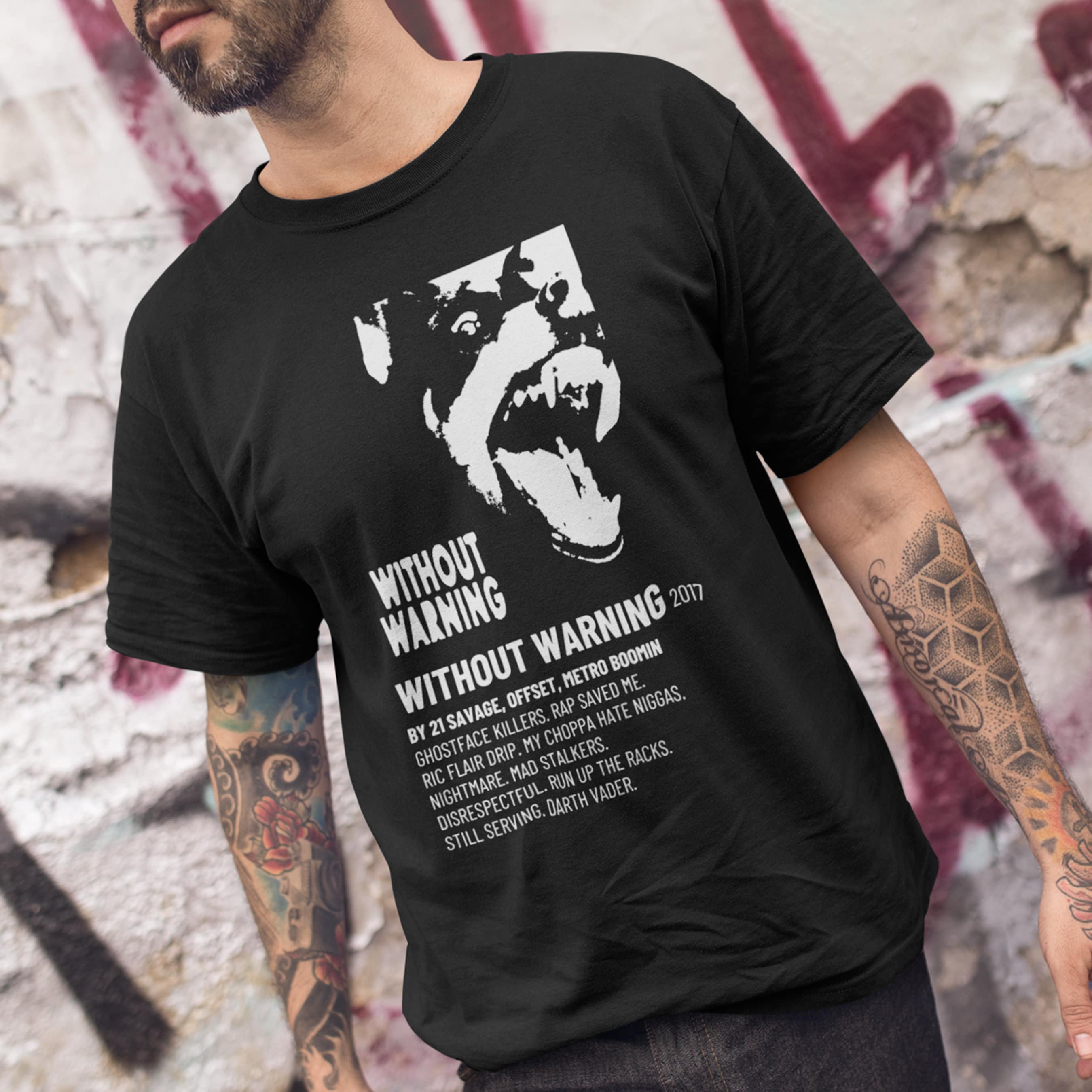 21 Savage Metro Boomin Offset Without Warning Album Tee