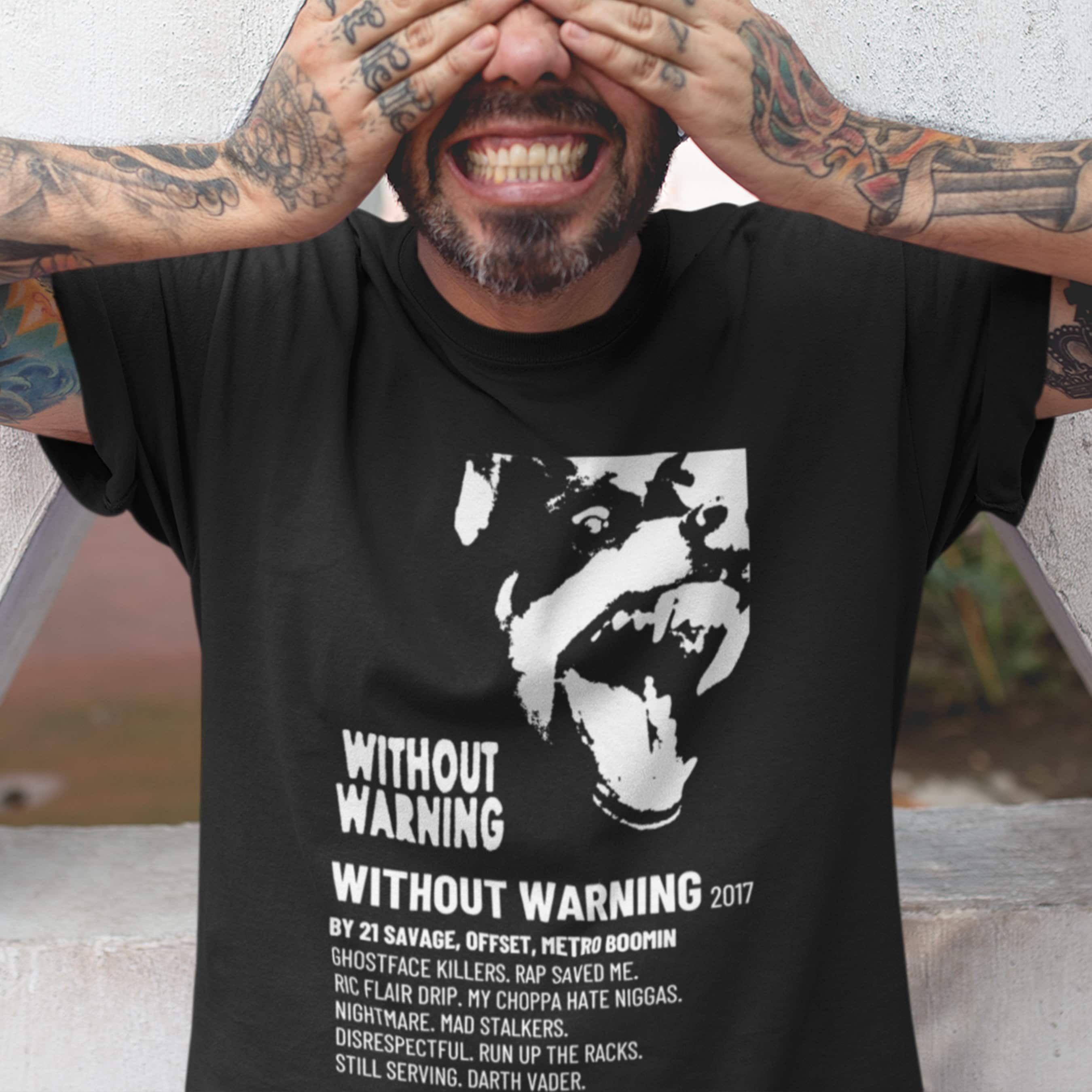 21 Savage Metro Boomin Offset Without Warning Album Tee