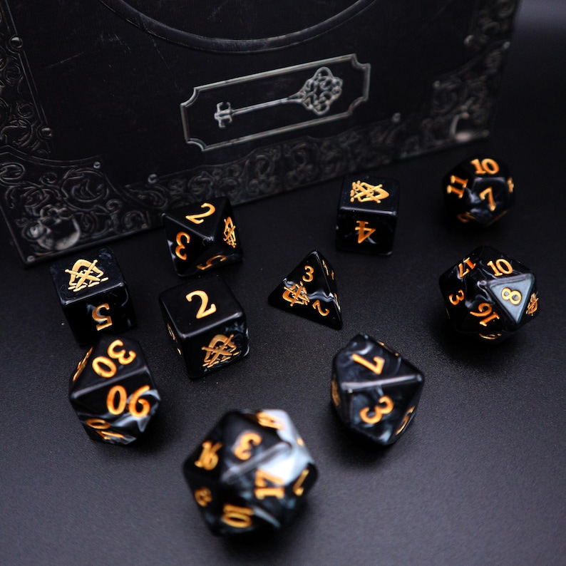 Tome of Scoundrels Rogue Dice Set Perfect for D&D, Pathfinder and ...