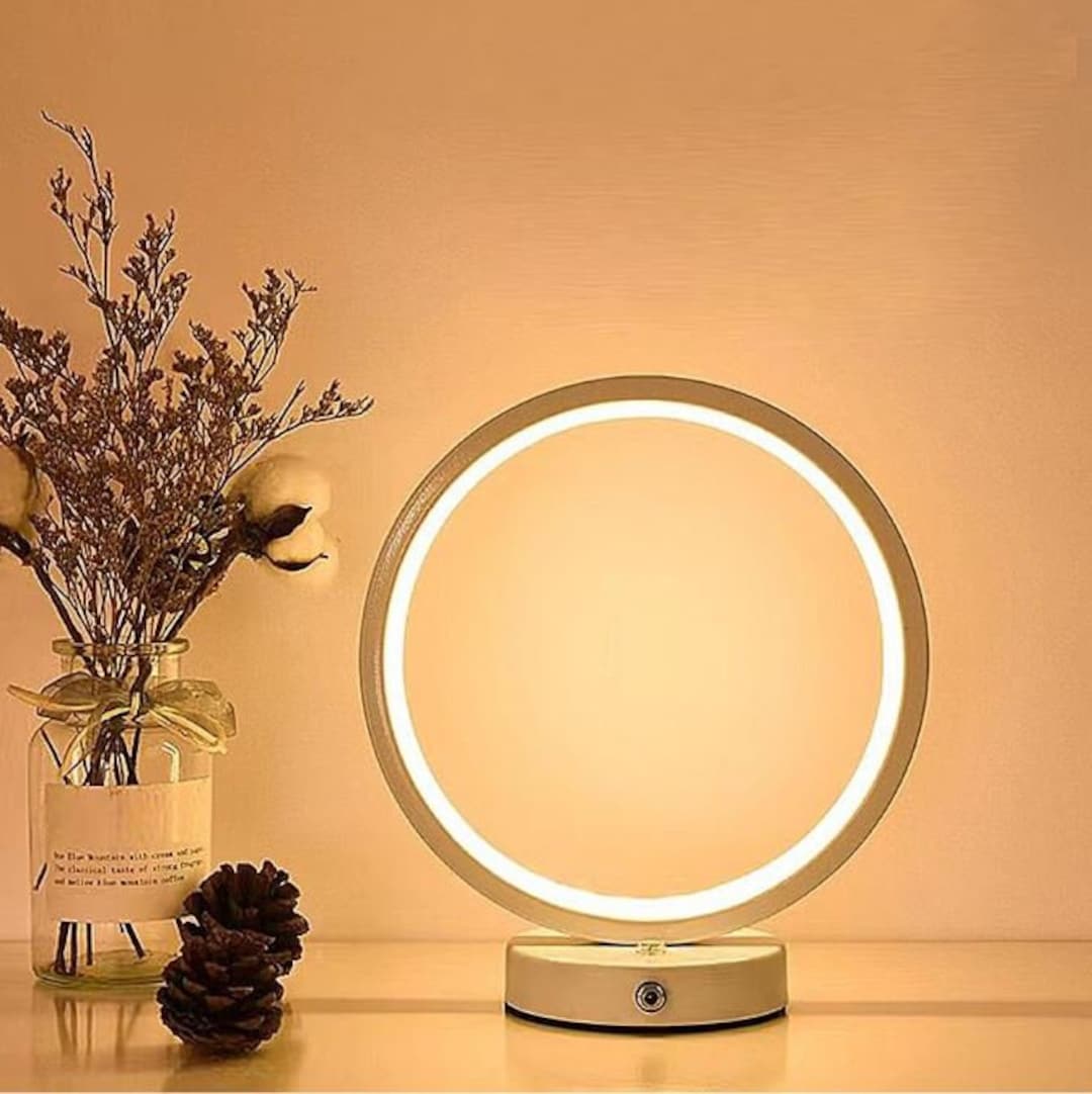 Modern Circle Lamp - Etsy