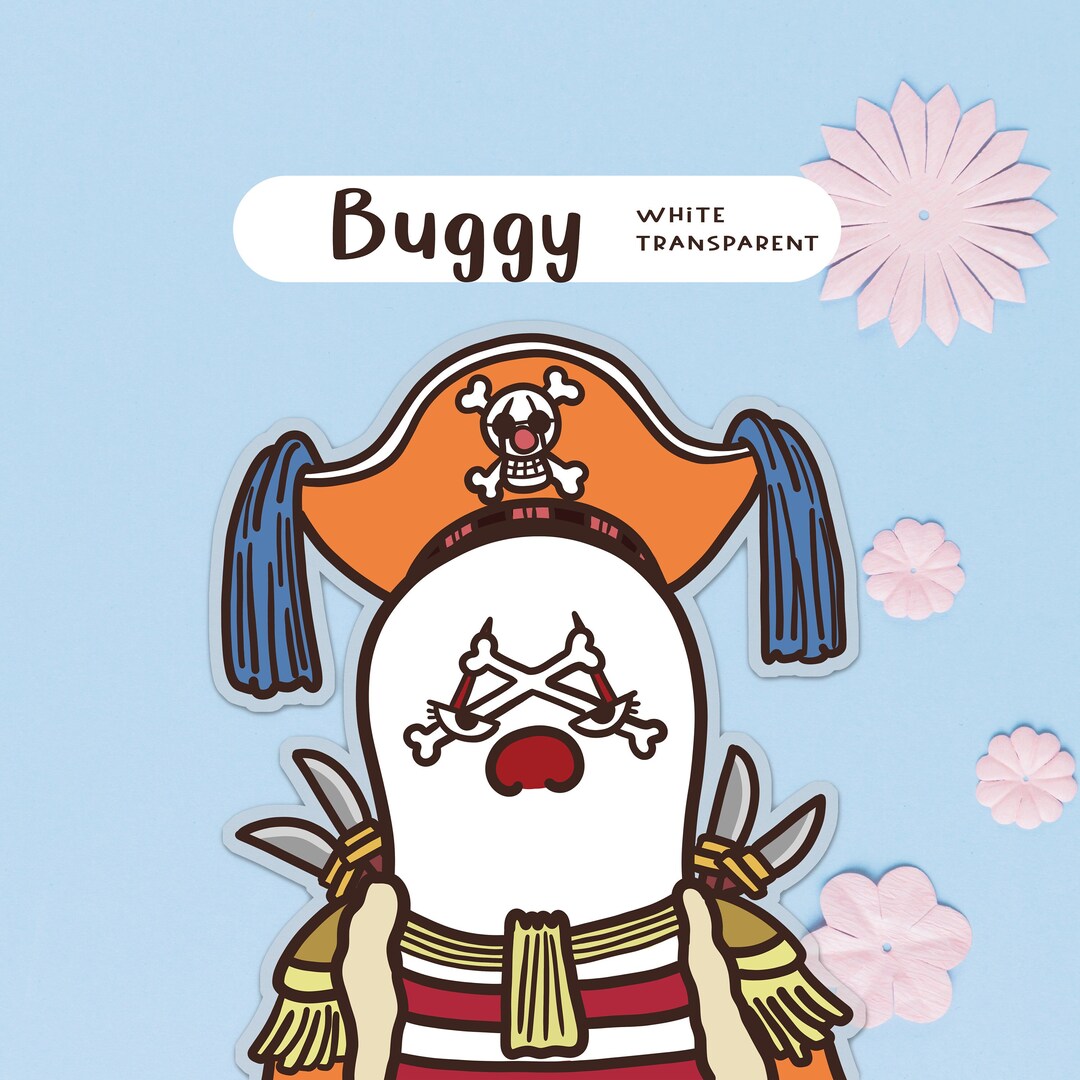 One Piece Sticker One Piece Duck Series One Piece Buggy - Etsy