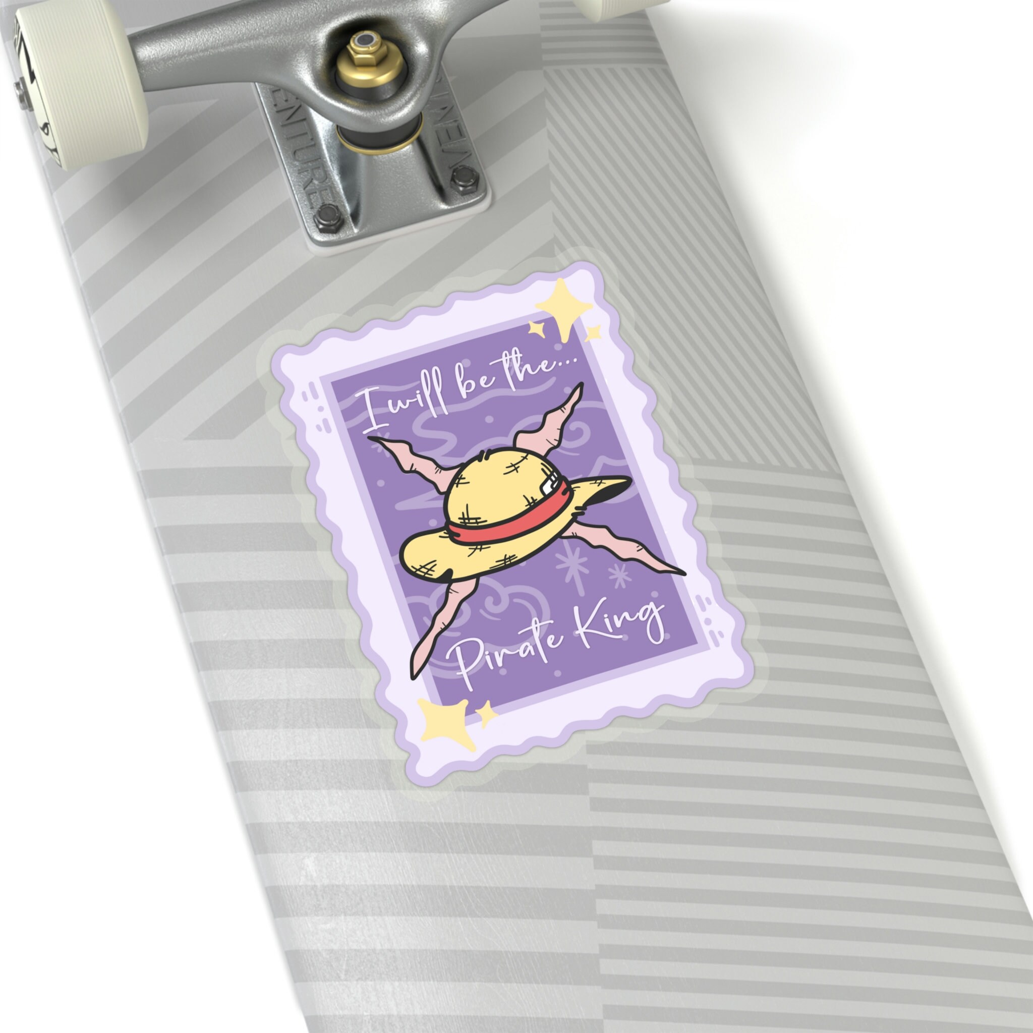 One Piece Stamp Monkey D. Luffy Pirate King White - Etsy