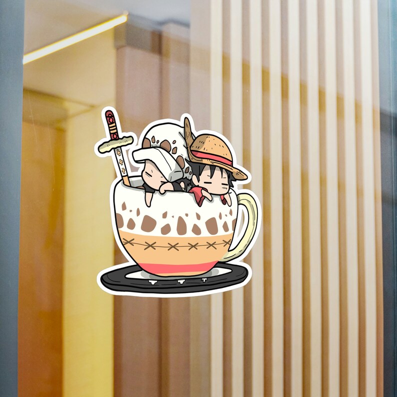 Anime Car Decal Chibi Anime Stickers of One Piece Anime - Etsy