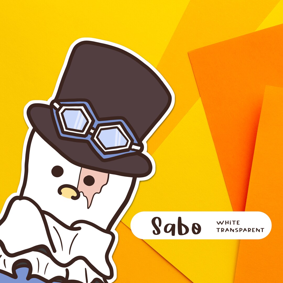 One Piece Sticker One Piece Duck Series One Piece Sabo - Etsy