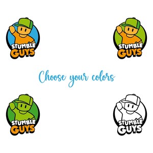 Archivo svg Stumble Guys para máquina de corte (7 capas) - Etsy México