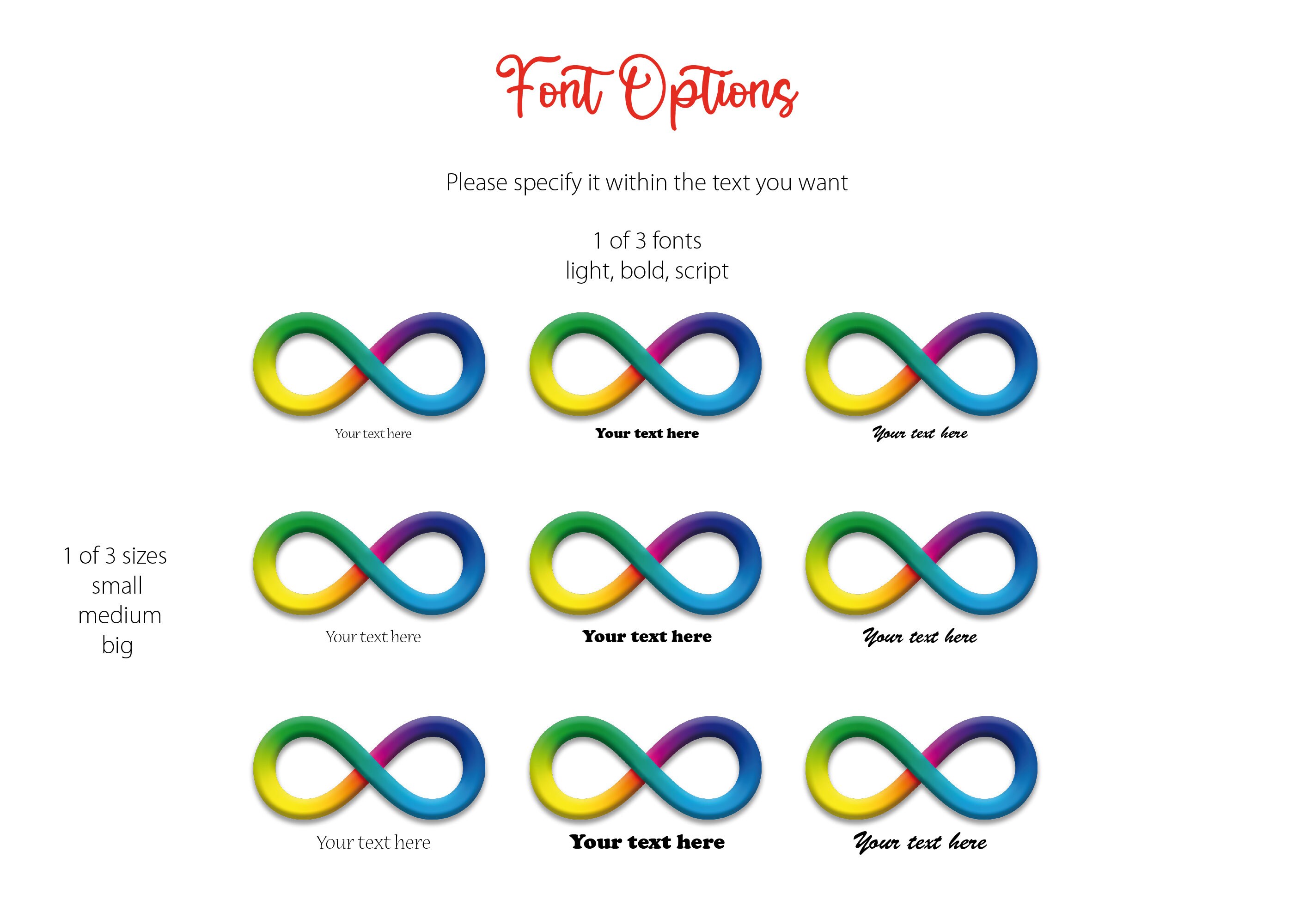 Infinity Rainbow Printable Digital Art high Resolution for - Etsy