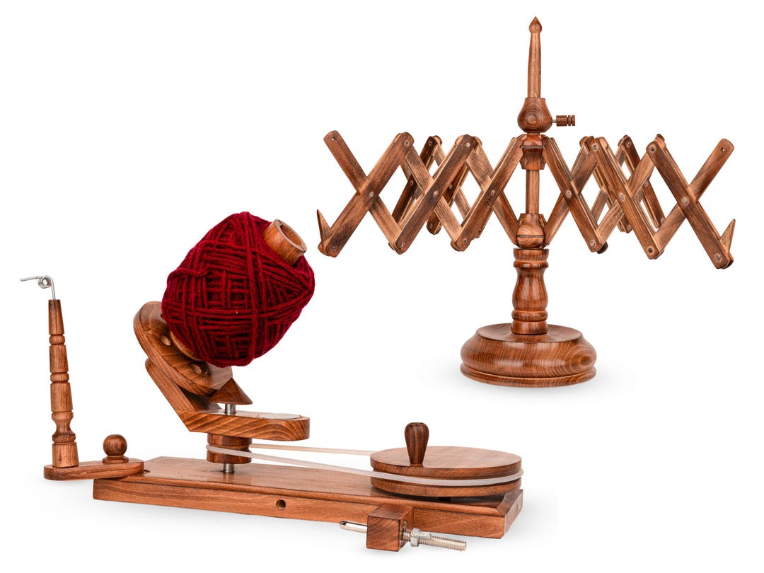 Handmade Wooden Yarn Winder - Heavy Duty Ball Winder, Knitting Gift - Etsy