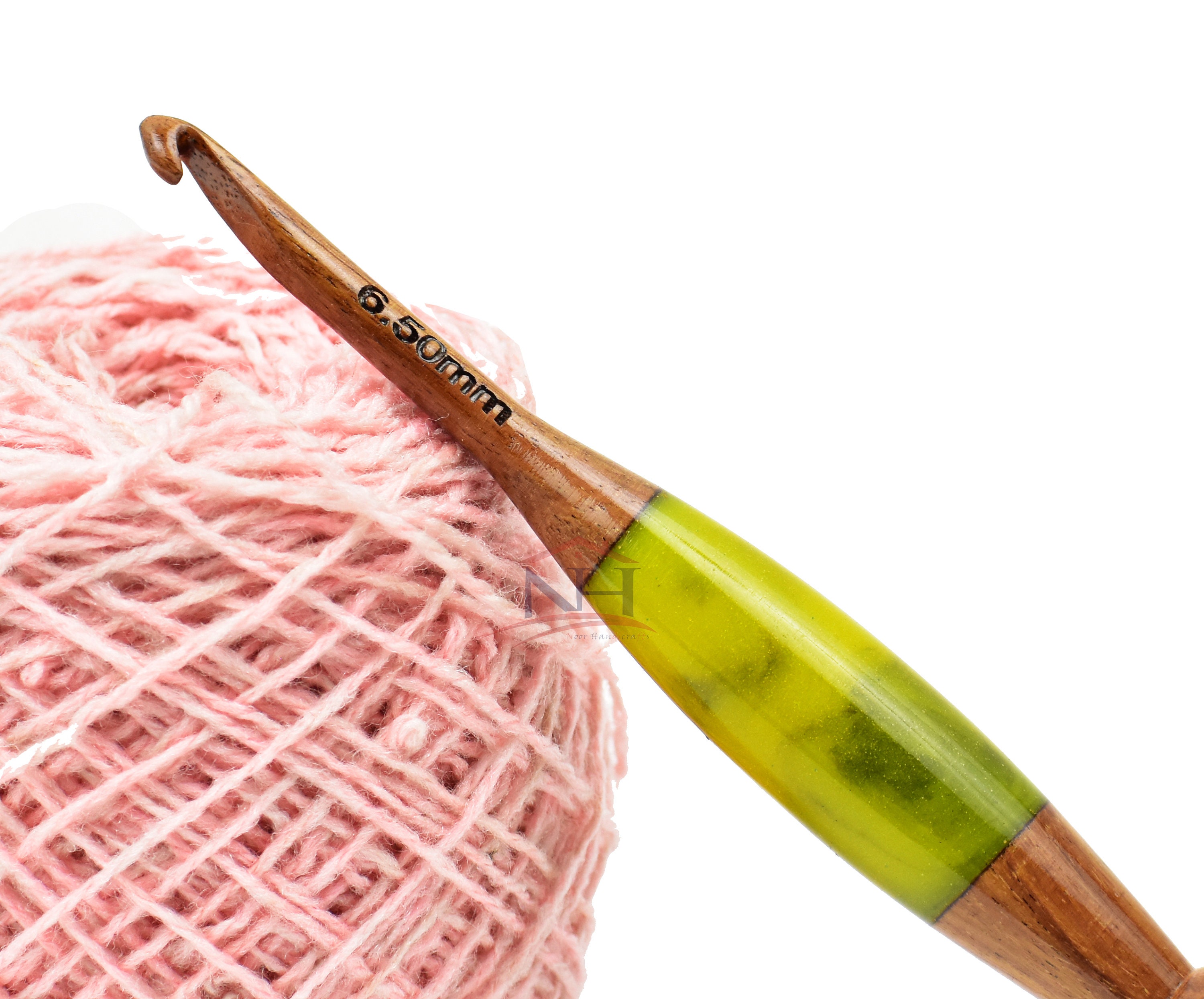 Ergonomic Crochet Hook Wooden and Resin Crochet Hooks Furls - Etsy