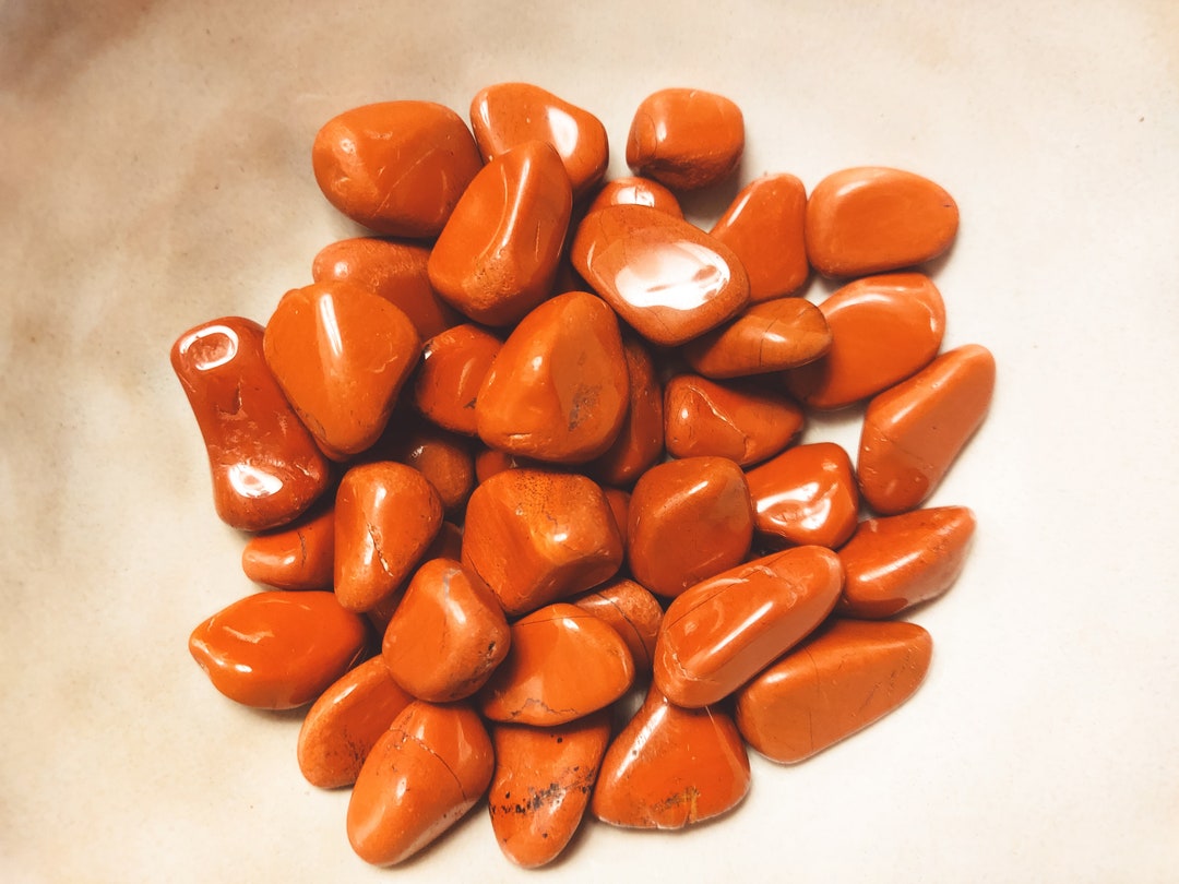 Jasper Red Tumbled Stones Strength and Energy Girl Power - Etsy