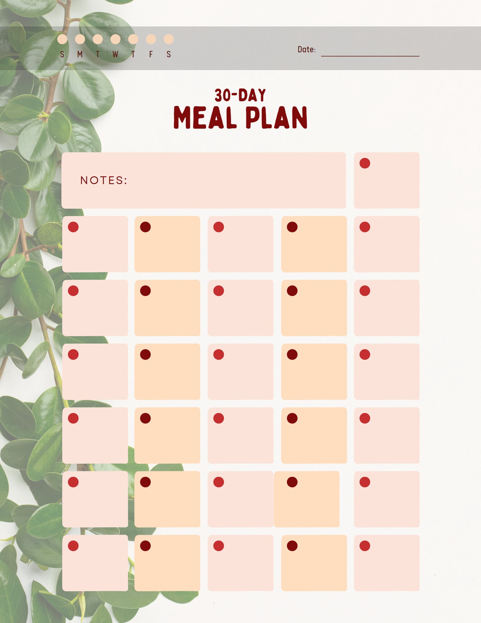 Digital Meal Planner, Printable, Recipe, Groceries Planner ...