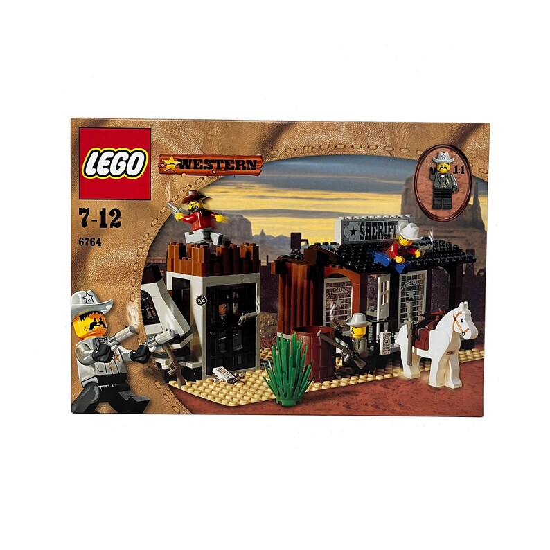 Lego Western Cowboy Set 6764-1 From 2002 sheriffs Lock-up NEW and ...