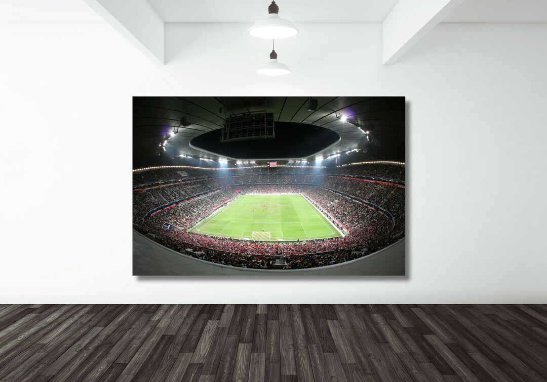 Allianz Arena Football Stadium Canvas Wall Art,allianz Arena Football ...