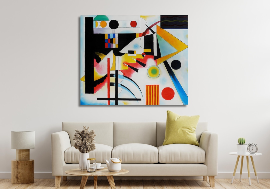 Wassily KANDINSKY Art Canvas Wall Art,vintage Fine Art Abstract Modern ...