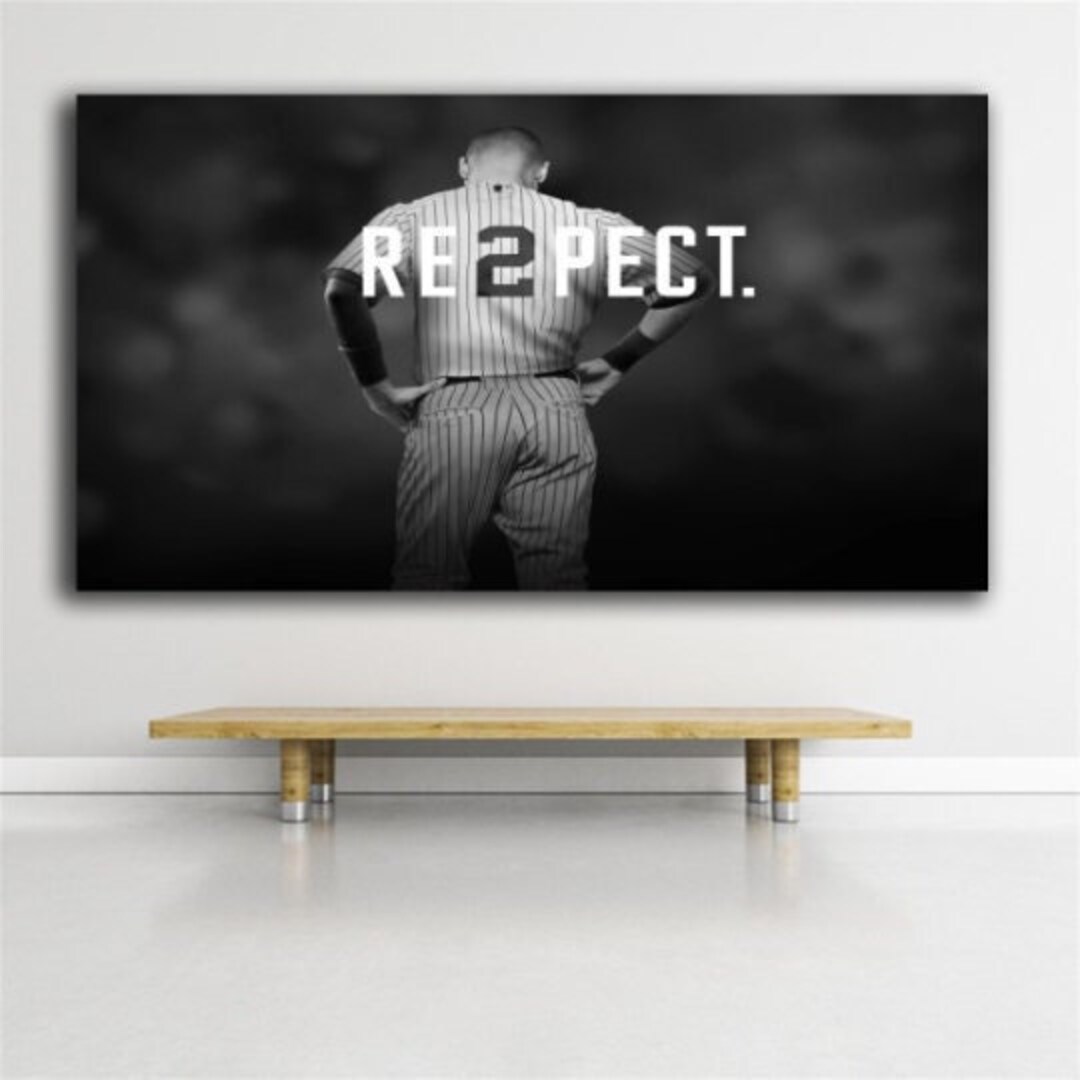 Derek Jeter Canvas Derek Jeter Poster New York Yankees - Etsy