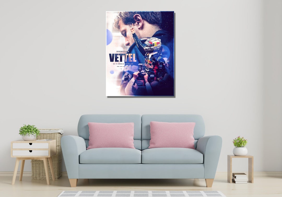 Sebastian Vettel Poster F1 Champion F1 Legend F1 Formula One Champion ...