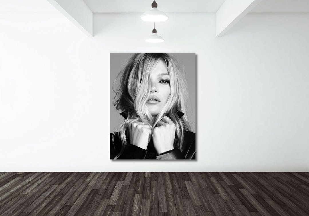Kate Moss Print, Black and White, Kate Moss Poster, Feminist Wall Art ...