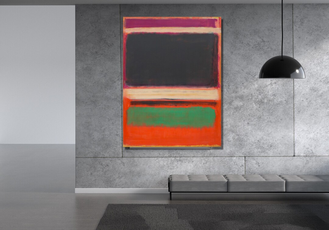 Mark Rothko Abstract Canvas/poster Art Reproduction, Rothko ...