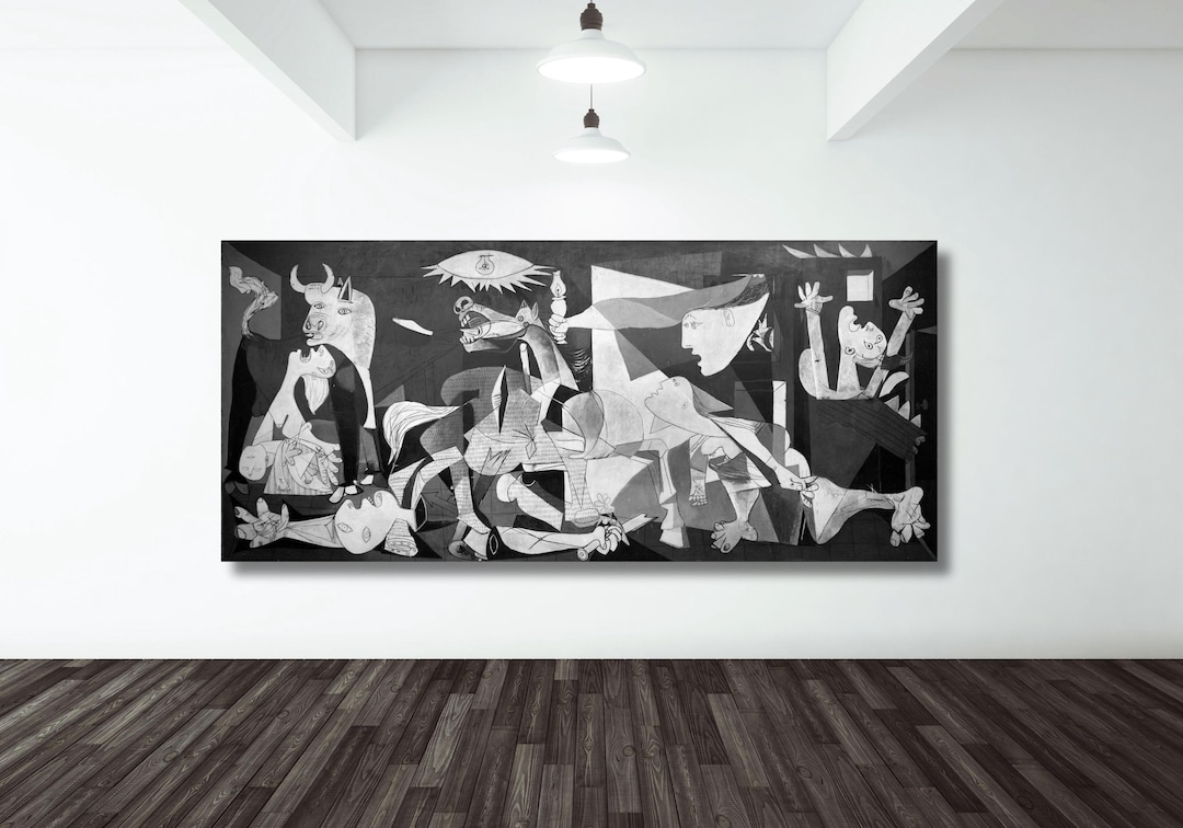 Guernica Canvas, Pablo Picasso Guernica Painting Print, Guernica Wall ...