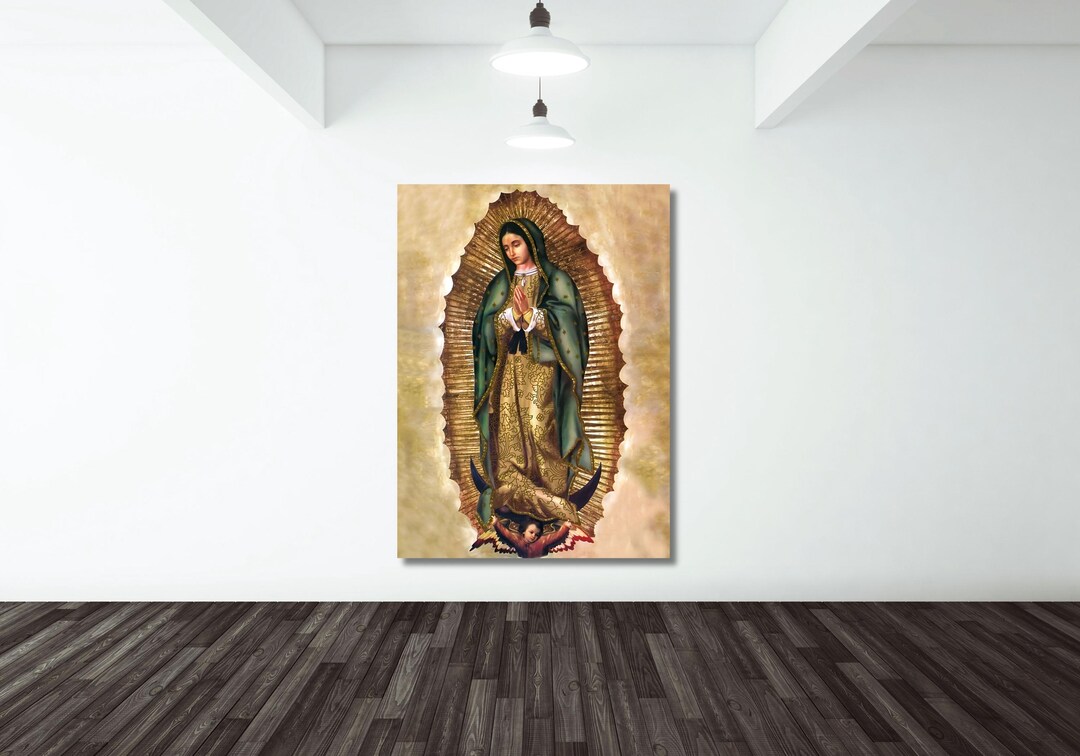 Religious Wall Art, Our Lady Art Decor, Guadalupe, Canvas Art, Lady ...