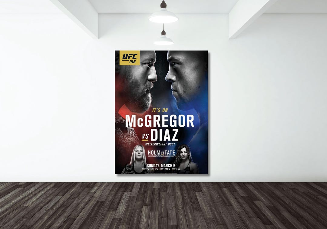 UFC 196 Conor Mcgregor Vs Nate Diaz and Holly Holm Vs Miesha Tate ...