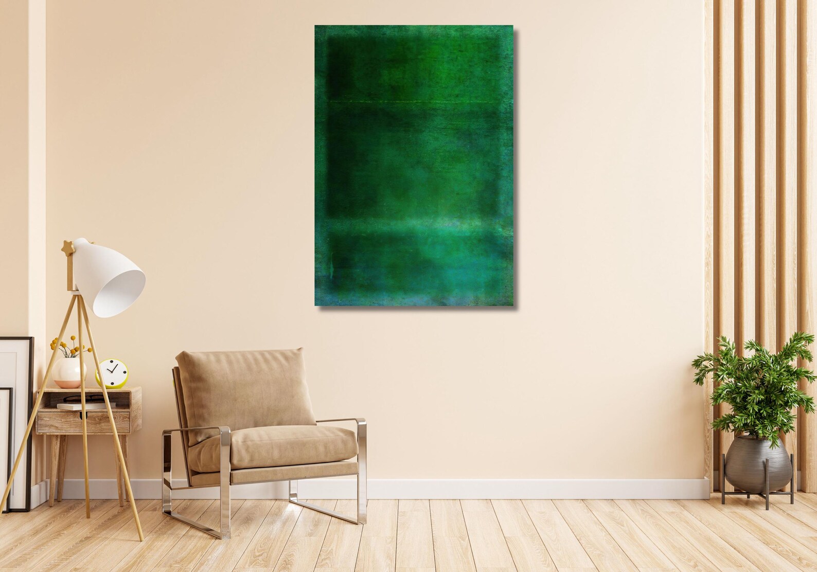 Lienzo verde esmeralda de Mark Rothko, decoración de pared moderna ...