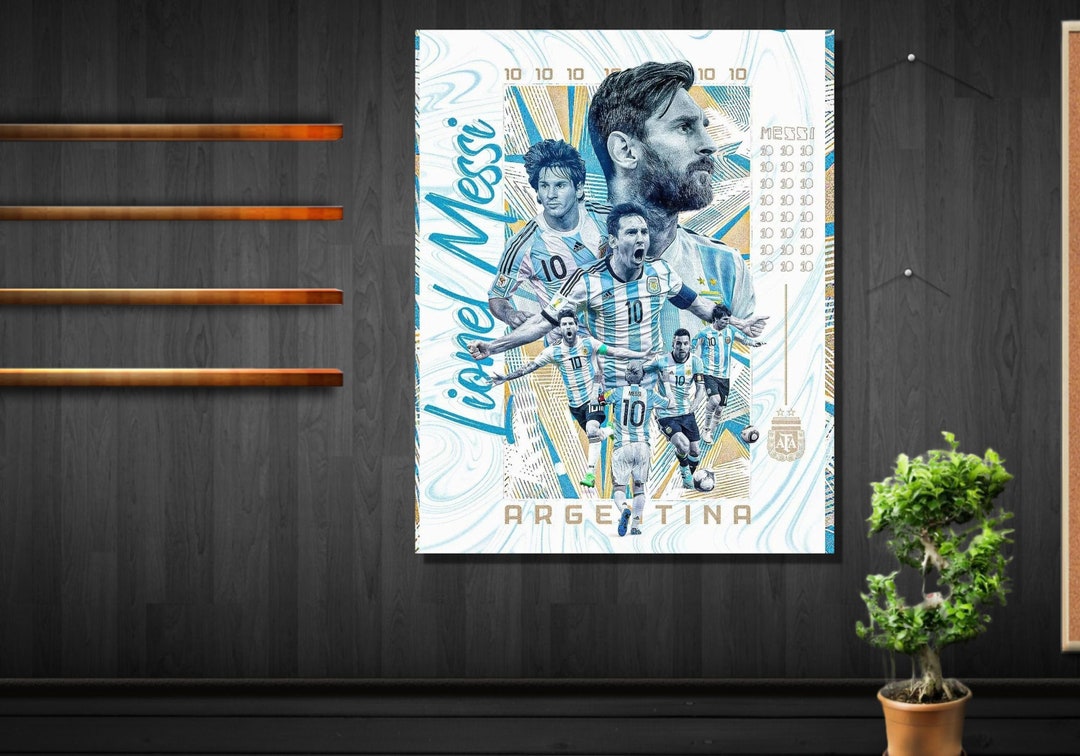 The World's Best Footballer Lionel Messi Poster, Messi is Looking at ...