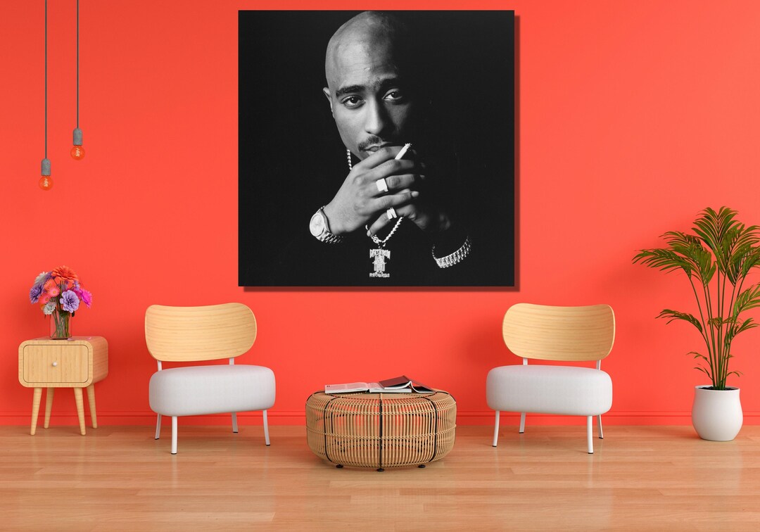 2pac Poster, Tupac Shakur Poster, Singer Canvas, Music Print, Music Art ...