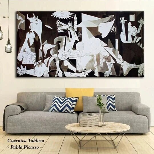 Guernica Canvas Wall Art Pablo Picasso Print Picasso Poster Gift Idea ...