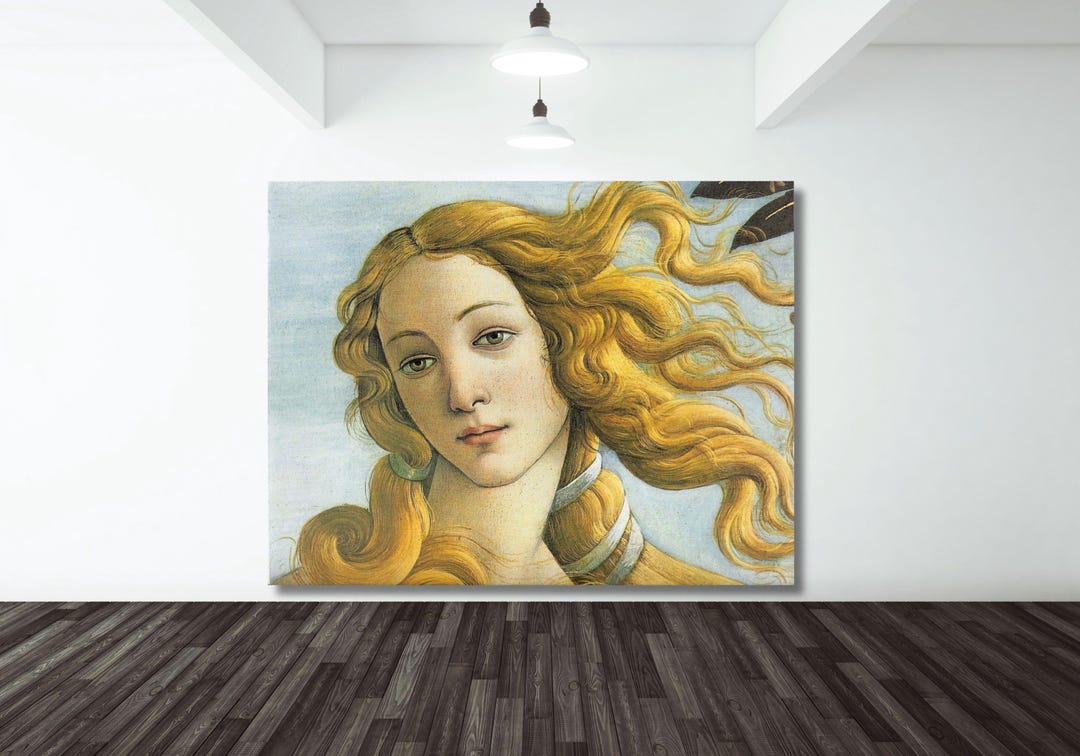 Sandro Botticelli Canvas Wall Art,botticelli the Face of Venus Art ...