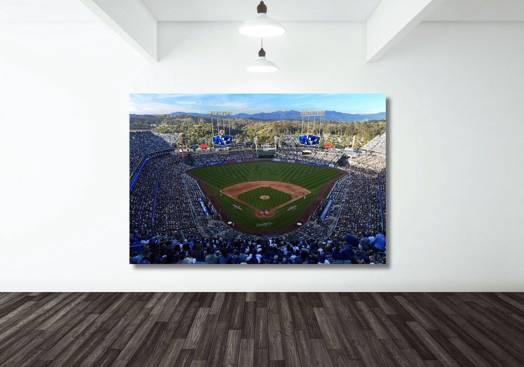 Dodger Stadium La Canvas Wall Art Design,poster Print Décor for Home ...