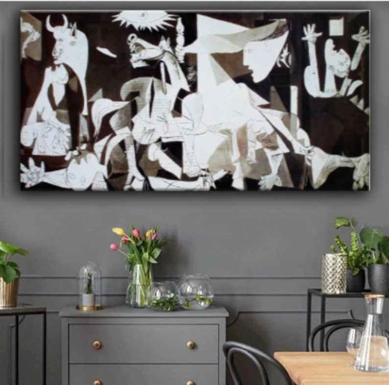 Guernica Canvas Wall Art Pablo Picasso Print Picasso Poster - Etsy