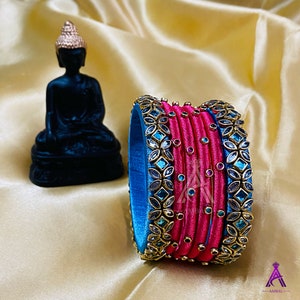Butterfly Designed Silkthread Bangles - Etsy