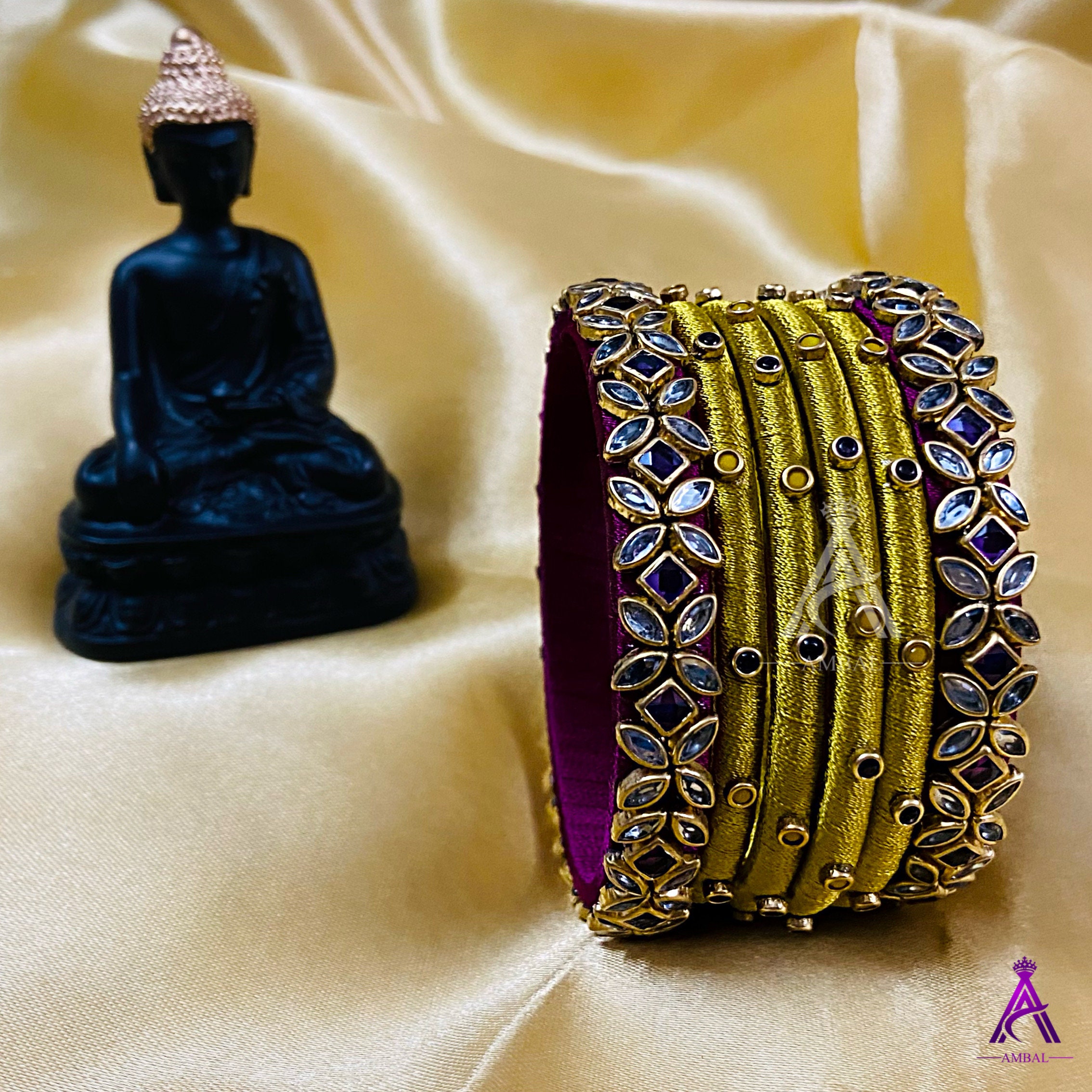 Butterfly Designed Silkthread Bangles - Etsy