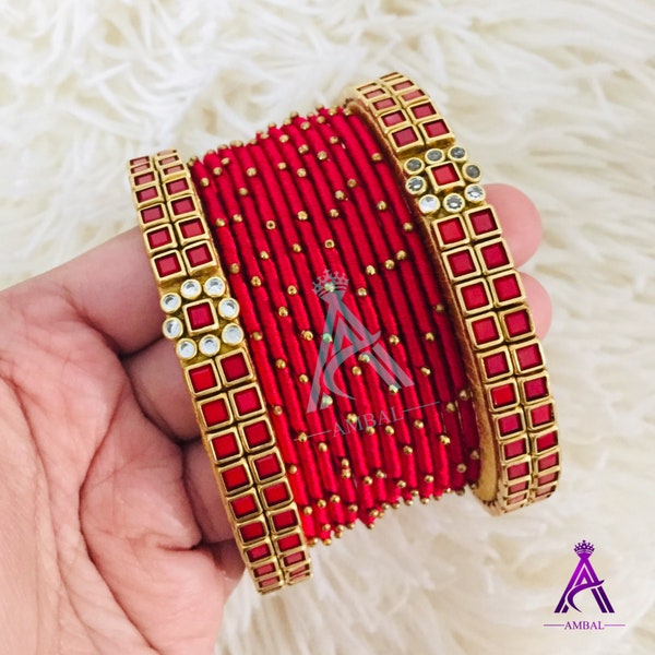 Butterfly Designed Silkthread Bangles - Etsy